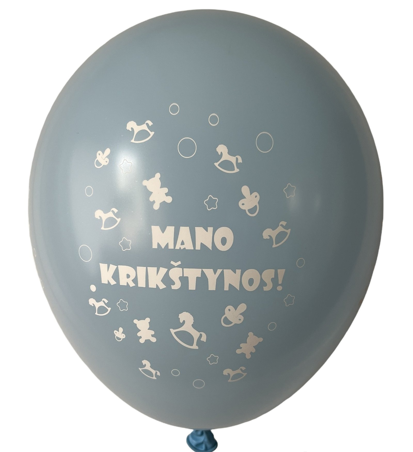Balionas "Mano krikštynos" žydras | Krikšto prekių parduotuvė