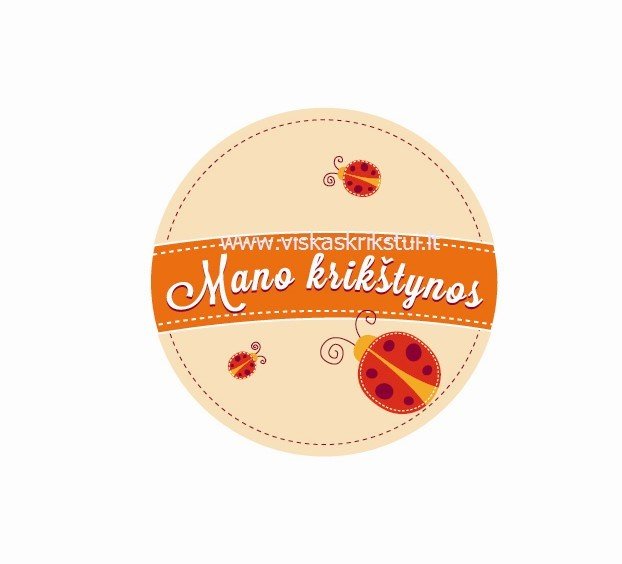 Krikštynų ženkliukas „Boružės“ | Krikšto prekių parduotuvė